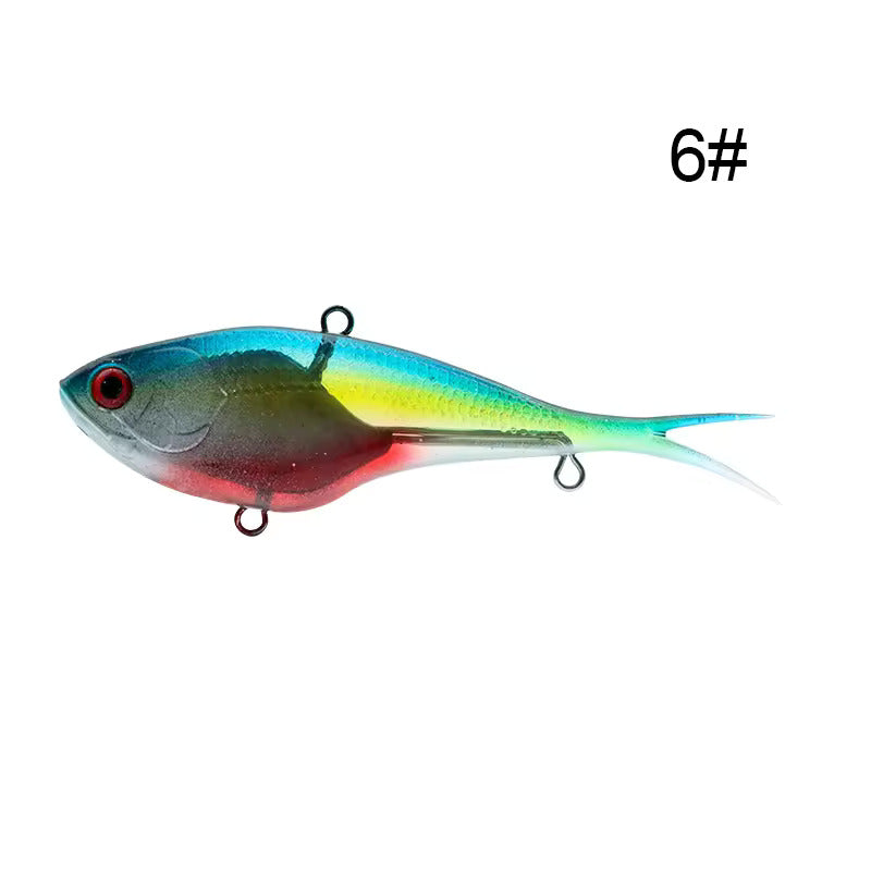 5" Lipless crankbait Split Tail lure 10 available colors – Redfish Nation