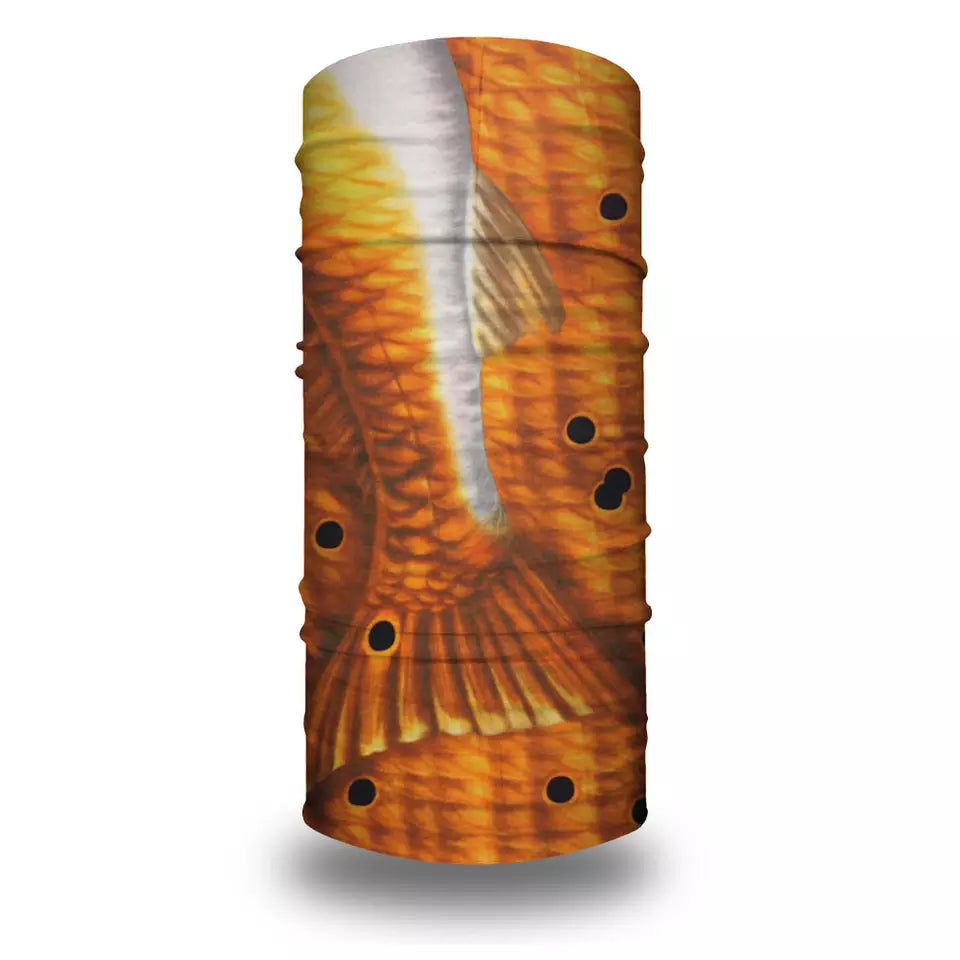 Redfish Nation Face Cover / Neck Saver - Redfish Scales 1